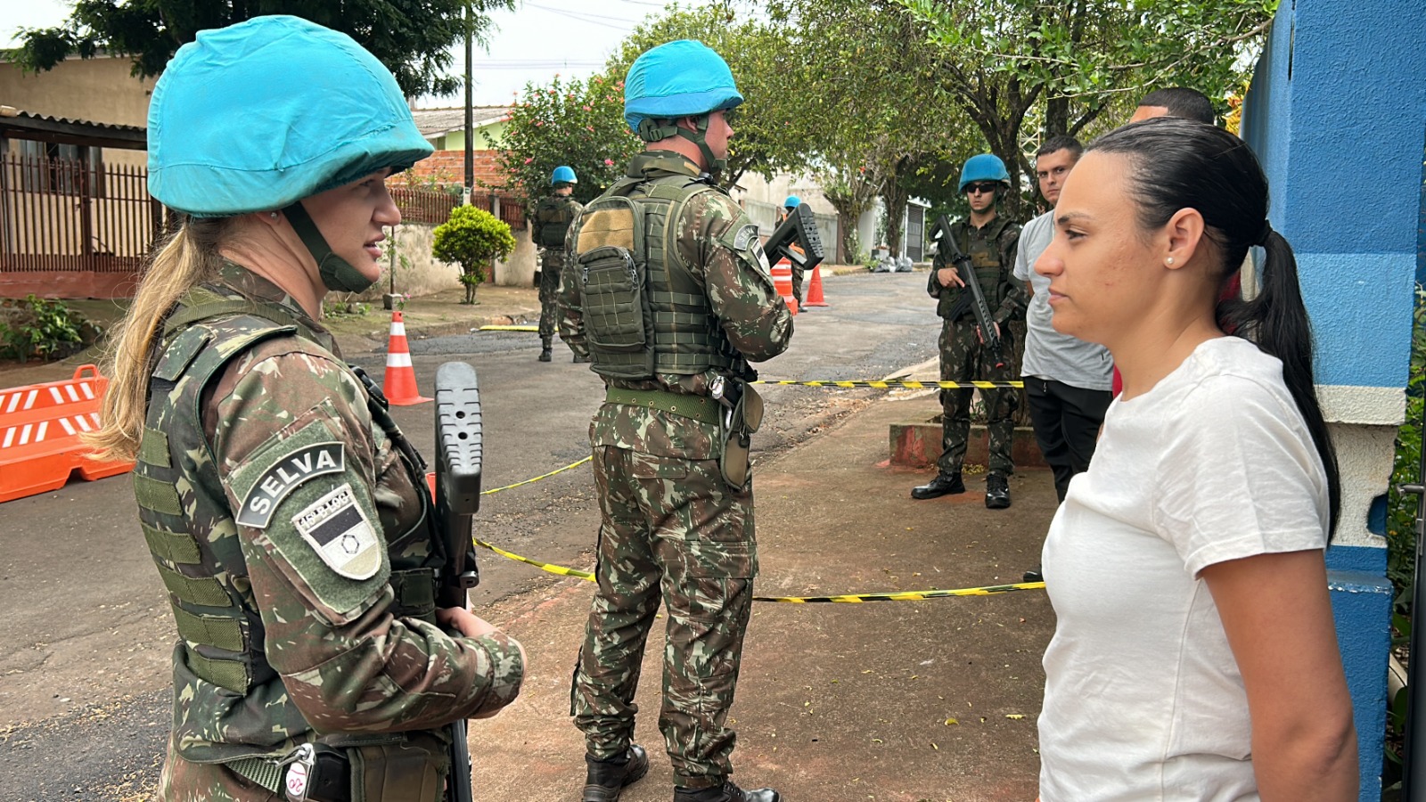 Brazilian Army carries out peacekeeping exercises in a battalion in ...