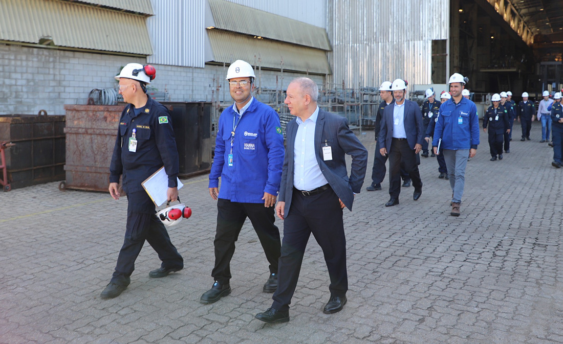 NUCLEP - Marinha visita planta para acompanhar avanços nas obras do ...